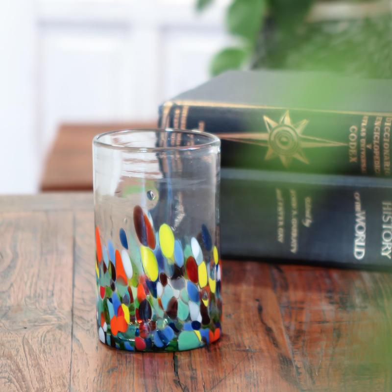 メキシコカラフルマーブルグラス - chabbit co.,ltd